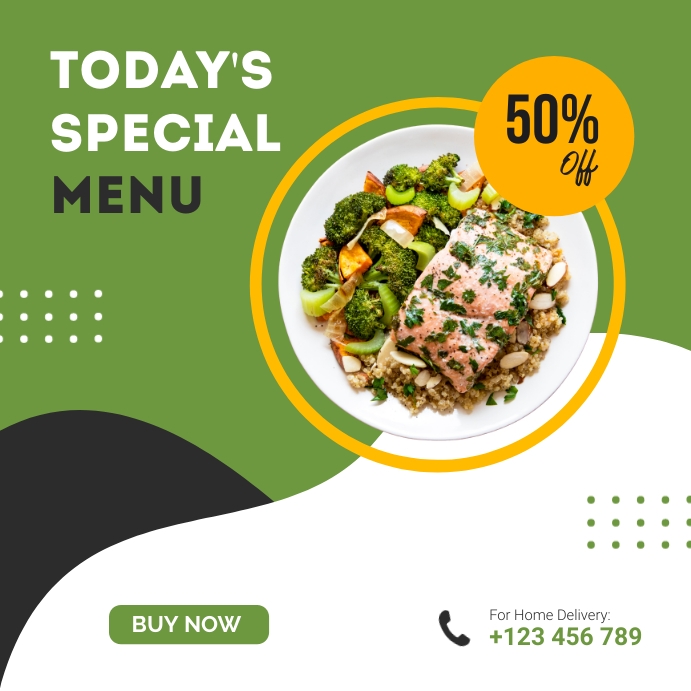 Today's Special Menu Restaurant Template | PosterMyWall