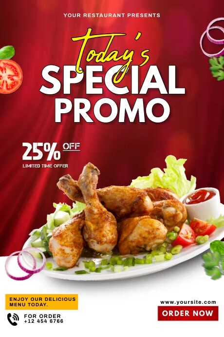 Copy of Today's special promo | PosterMyWall