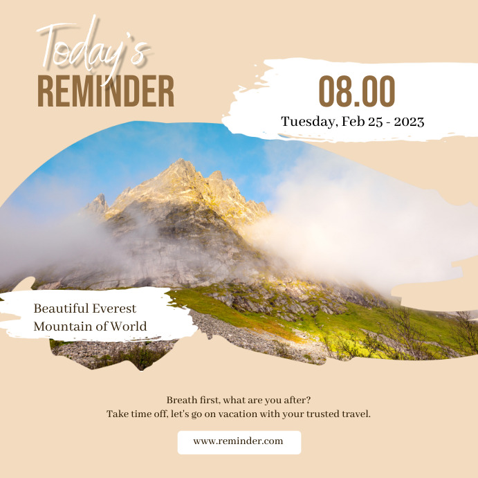 Copy of Today Reminder | PosterMyWall