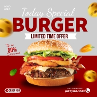 Special Burger Menu Template | PosterMyWall