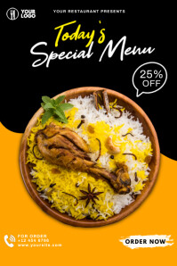 Special food menu Template | PosterMyWall