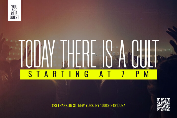 today there is worship poster Template | PosterMyWall