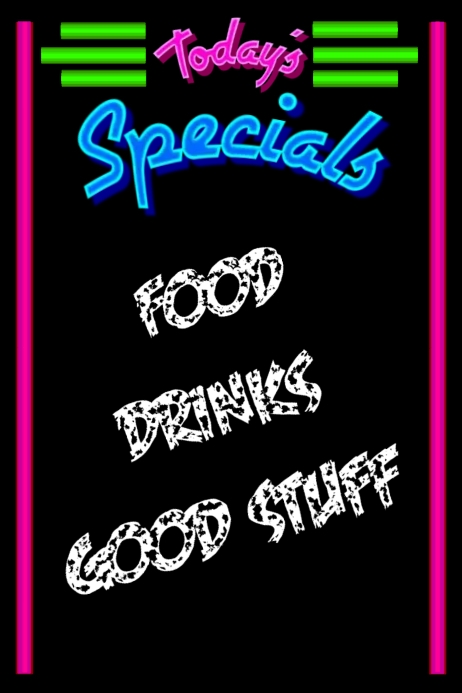 Today's Specials Template | PosterMyWall