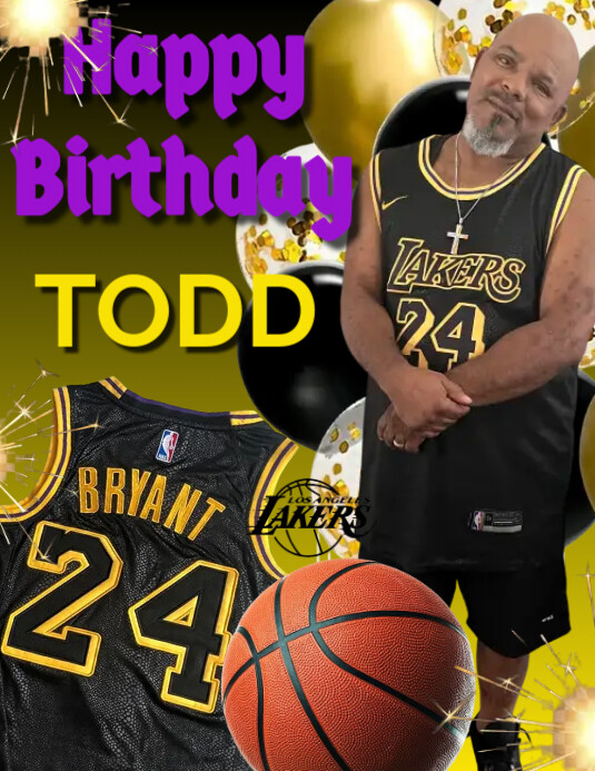 Todd Birthday Template | PosterMyWall