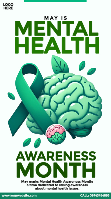 Together For Mental Health Template | PosterMyWall