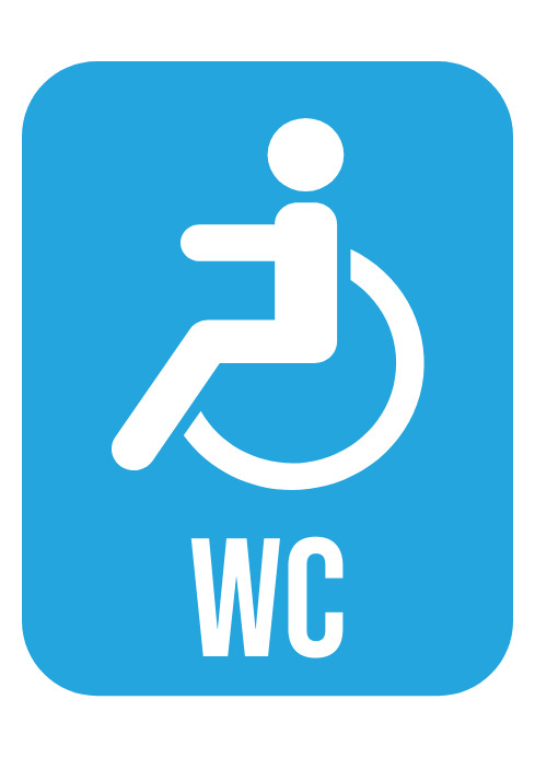 Copy of Toilet Sign - Restroom Sign | PosterMyWall