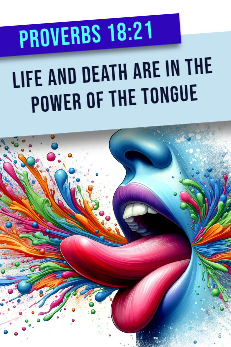 Tongue Template | PosterMyWall