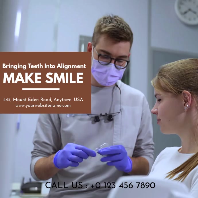 Copy of Tooth Alignment for Adults | PosterMyWall