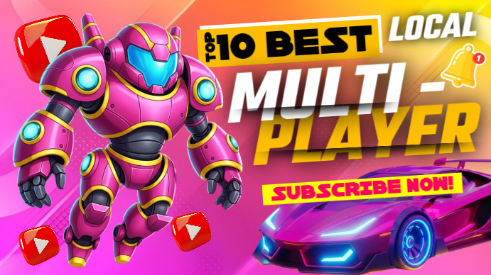 Top 10 Best Multiplayer Games Template | PosterMyWall