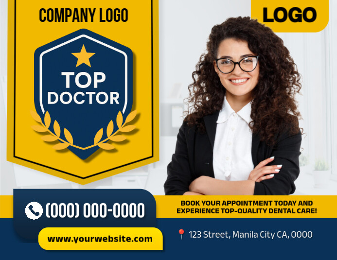 Copy of Top Doctor - Badge Design | PosterMyWall