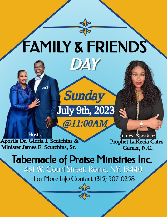 TOP Family & Friends Day 3 Template | PosterMyWall