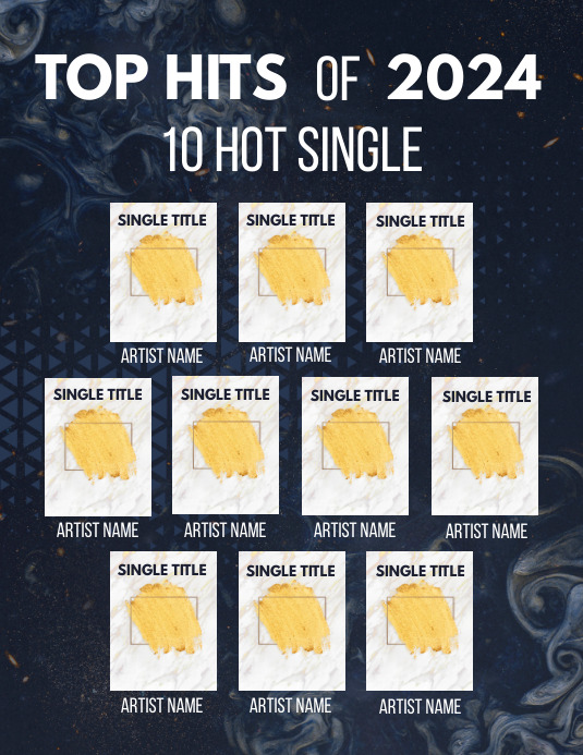 Copy of TOP HITS | PosterMyWall