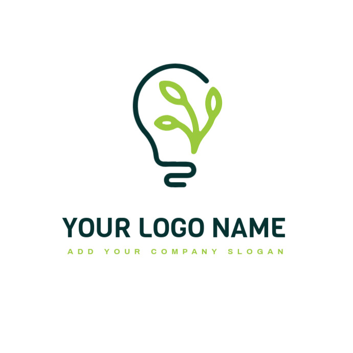 Top trending logo/leaflight/bright green/nature/bulb/digitalization ...