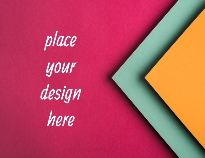 Copy of Top view colorful paper sheet | PosterMyWall