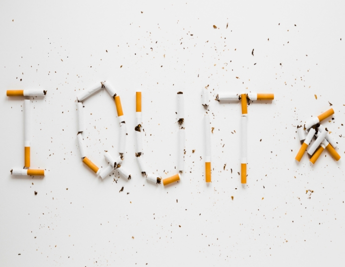 Top view words made by cigarette Template | PosterMyWall