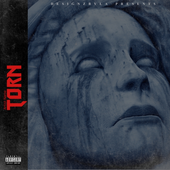 Torn-crying statue Mixtape Album Cover Design Template | PosterMyWall