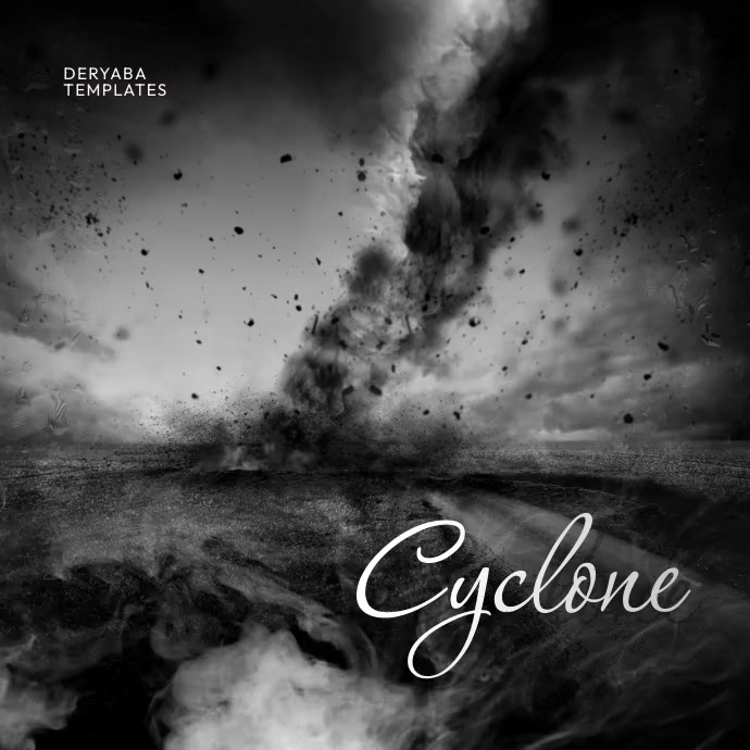 Plantilla de Tornado Ciclón Instagram Video álbum Portada | PosterMyWall