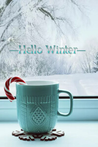 Hello winter Template | PosterMyWall