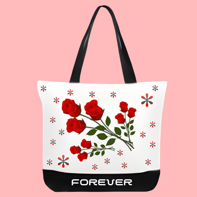 Tote bag floral design Template | PosterMyWall
