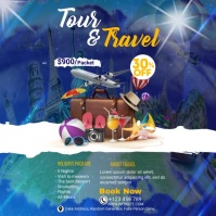 Travel Agency Ad Template | PosterMyWall