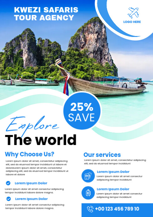 Copy of Tour & Travel Agency Poster | PosterMyWall