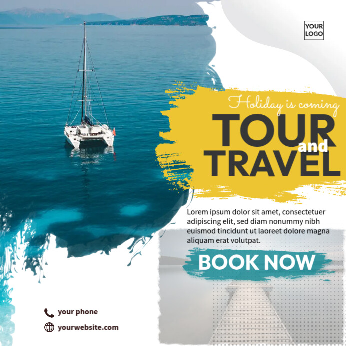 Tour And Travel Ads Templat | PosterMyWall