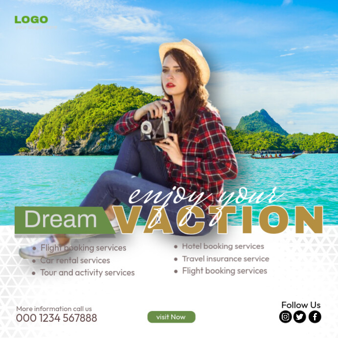 Copy of Tour and travel banner template | PosterMyWall
