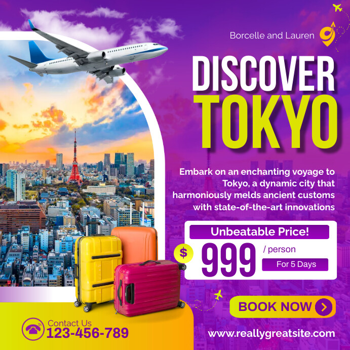 TOUR JAPAN AGENCY Template | PosterMyWall