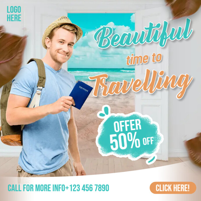 Tourist Spot Travel Template | PosterMyWall