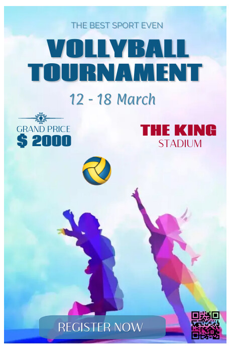 Tournament Volly Templat | PosterMyWall