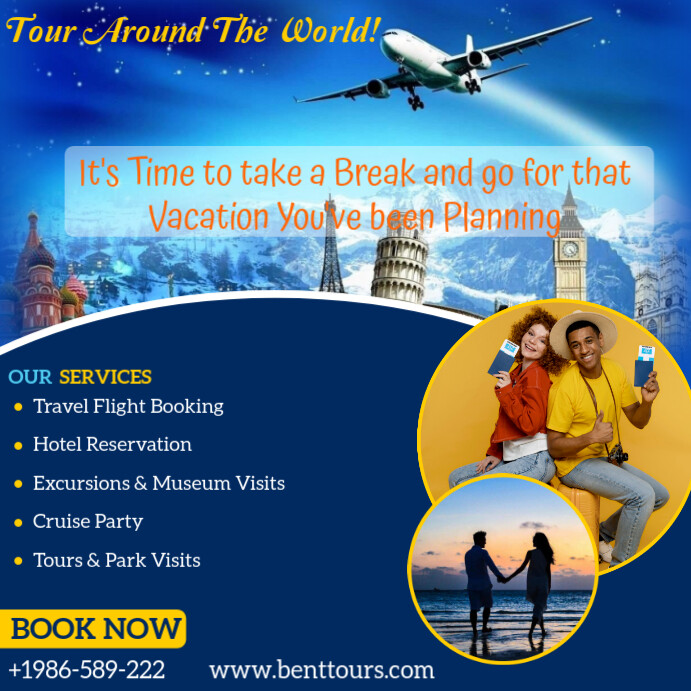 Copy of Tours & Travels Ad | PosterMyWall