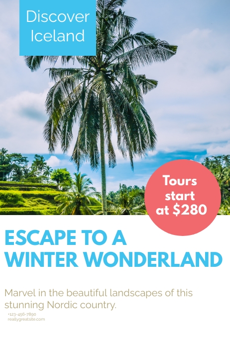 Tours and travel package Template | PosterMyWall