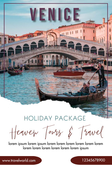 tours and travel poster Template | PosterMyWall