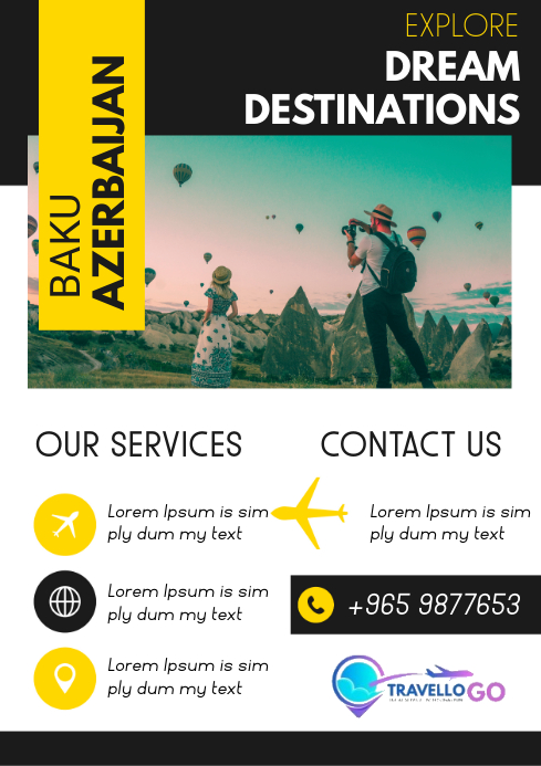 Copy of Tours and travel poster template | PosterMyWall