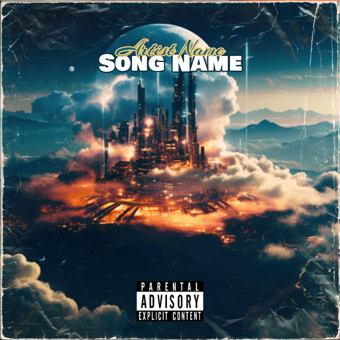 Town Cover Album music art trap mixtape rap Template | PosterMyWall