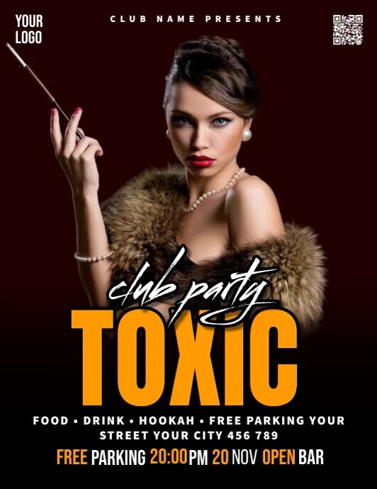 Toxic Club Party Template | PosterMyWall