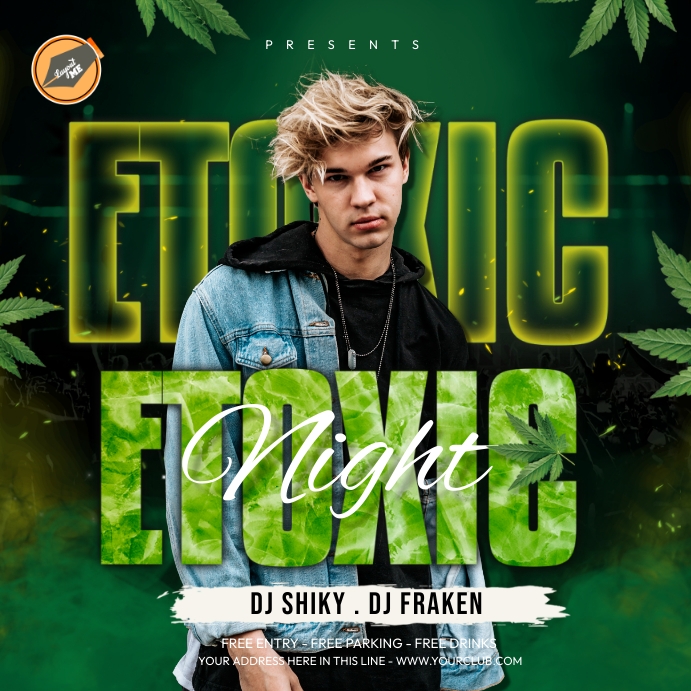 Plantilla de Toxic Night Ads | PosterMyWall