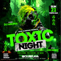 Toxic Night Party Template | PosterMyWall