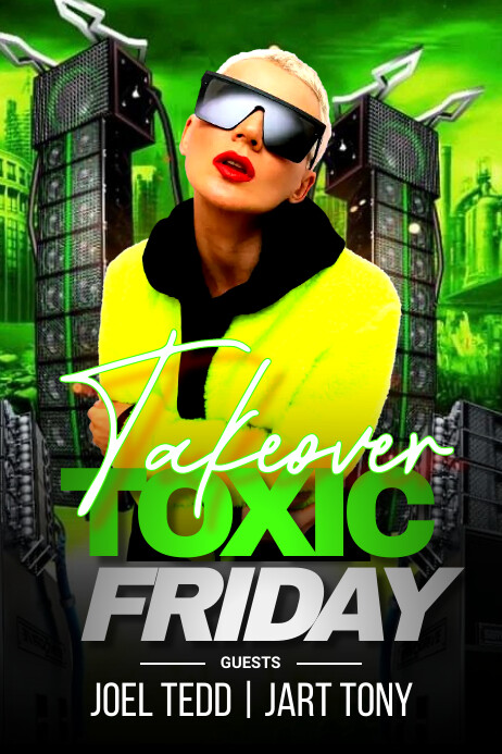Plantilla de Toxic Night Party Video | PosterMyWall