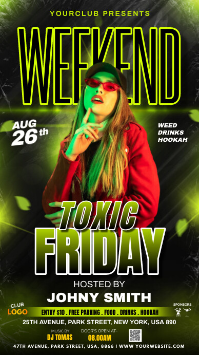 toxic party Template | PosterMyWall