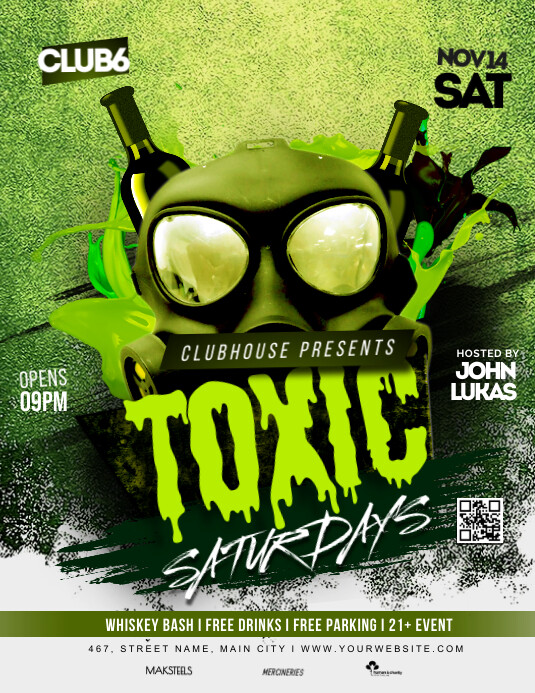 toxic party Template | PosterMyWall