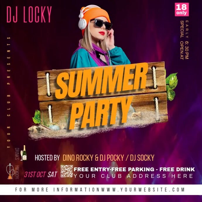 toxic party Template | PosterMyWall