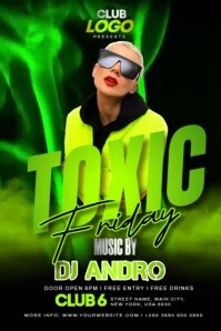 Toxic Party Template | PosterMyWall