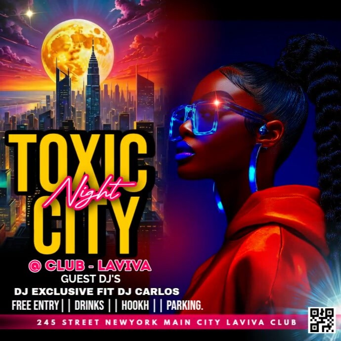 toxic party posters Template | PosterMyWall