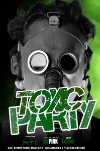 Toxic Party Ads Template | PosterMyWall