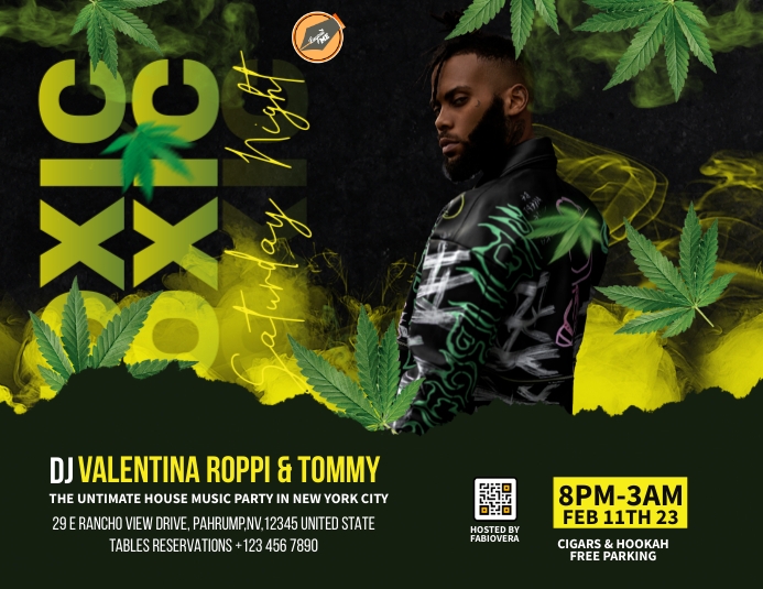 Copy of Toxic Saturday Party | PosterMyWall