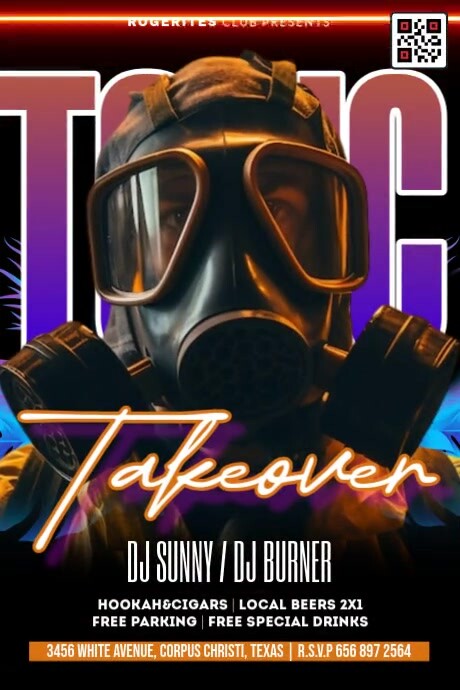 Toxic Takeover Template | PosterMyWall