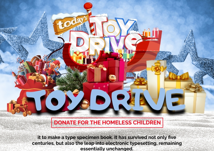 Toy Drive Template | PosterMyWall