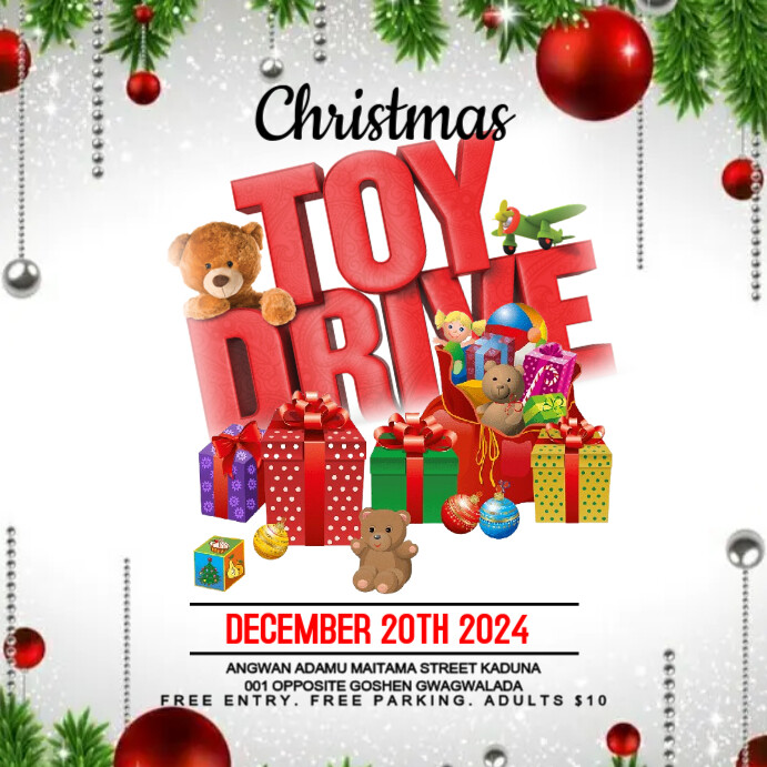 toy drive Template | PosterMyWall
