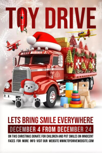 Toy drive Flyer Template | PosterMyWall